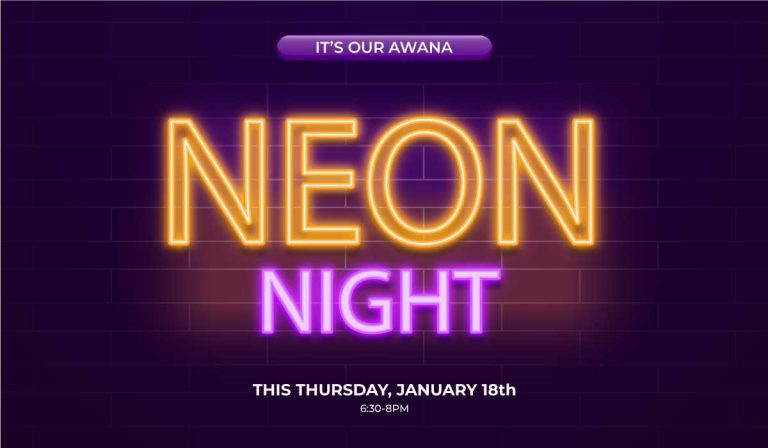 It’s NEON Night at AWANA! – Cape Baptist Church